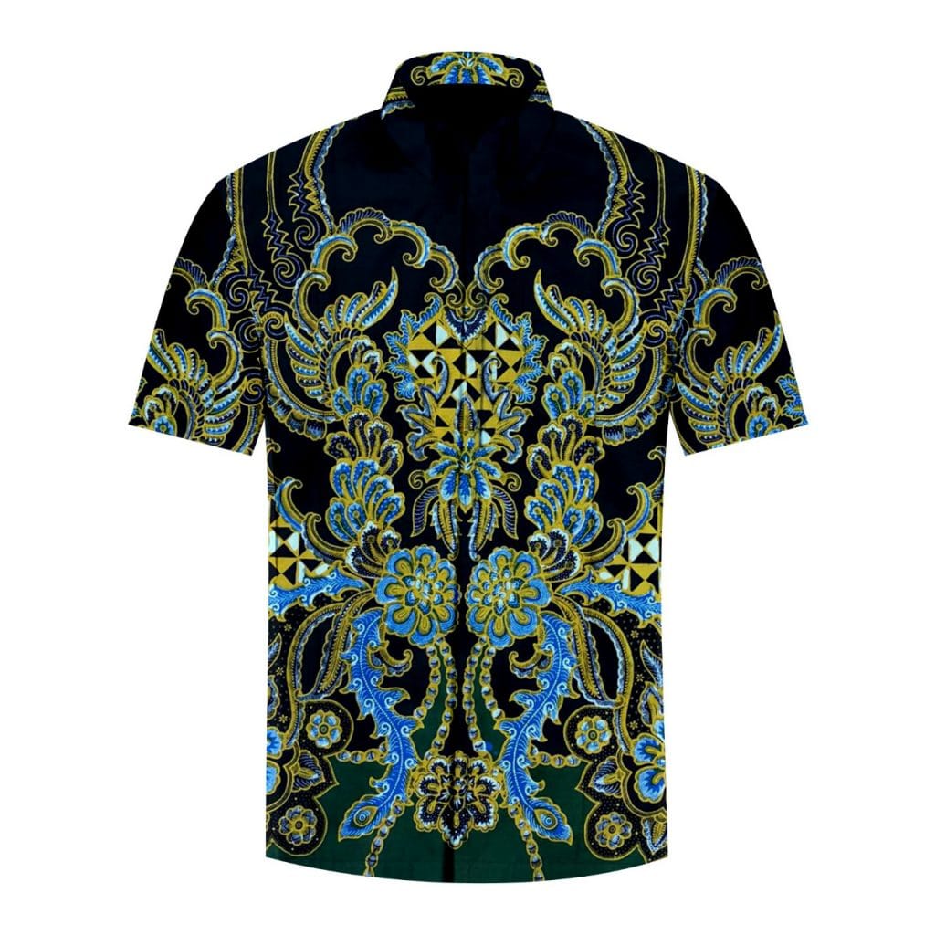 Hem Batik Kombinasi Sogan Motif Sayap - Batik Bedjo By Perada Batik