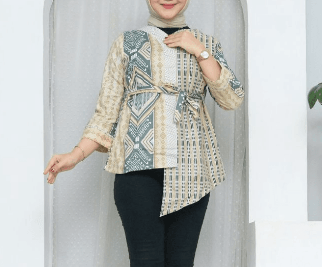 Model Batik Wanita Kerja Lengan Panjang: Elegan Dan Modis Untuk ...